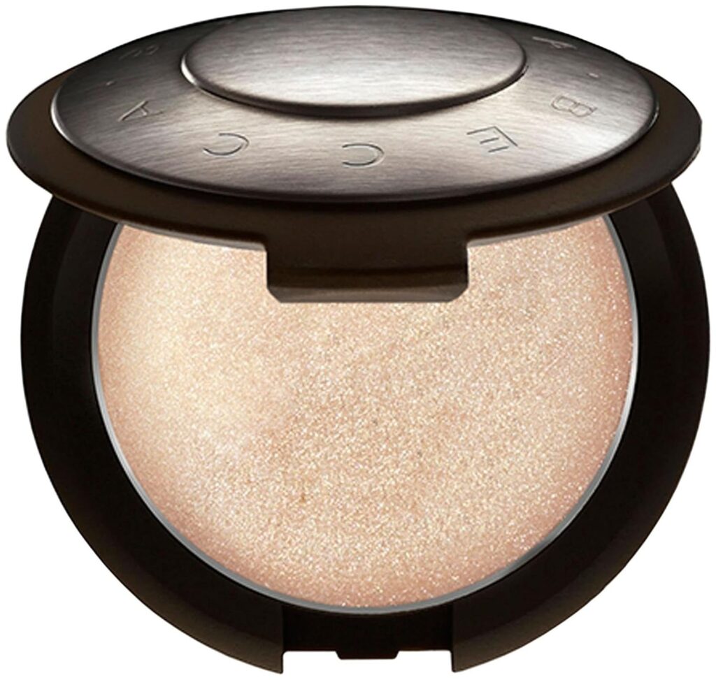BECCA Cosmetics: Champagne Pop Highlighter, Primer, Lipstick & Foundation
